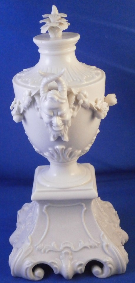 Large Fancy Nymphenburg Porcelain Satire Vase Devil Mask Porzellan ...