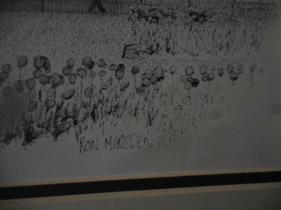 Five Vintage Lithograph of Different London Structures by Ron Marsden ...