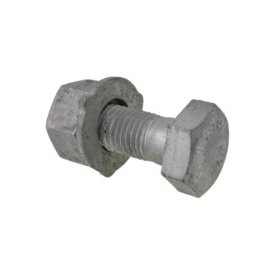 Qty 1 Structural Assembly M12 x 70mm Metric Galvanised Class 8.8 Bolt ...
