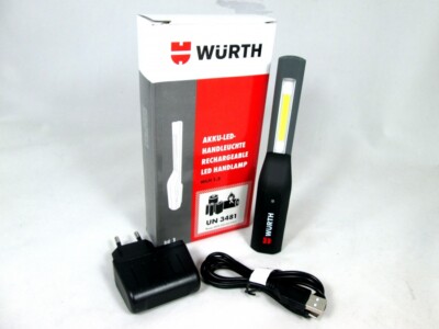 Würth Akku-LED-Handleuchte Werkstattlampe WLH1.2 100-320 Lum 1000 mAh ...