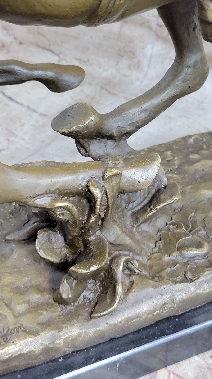 Civil War Union Soldier Cavalry Officer on Horseback Bronze Statue ...