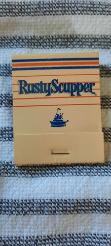 Vintage Matchbook Rusty Scupper Full Book Of Matches Houseboat ...