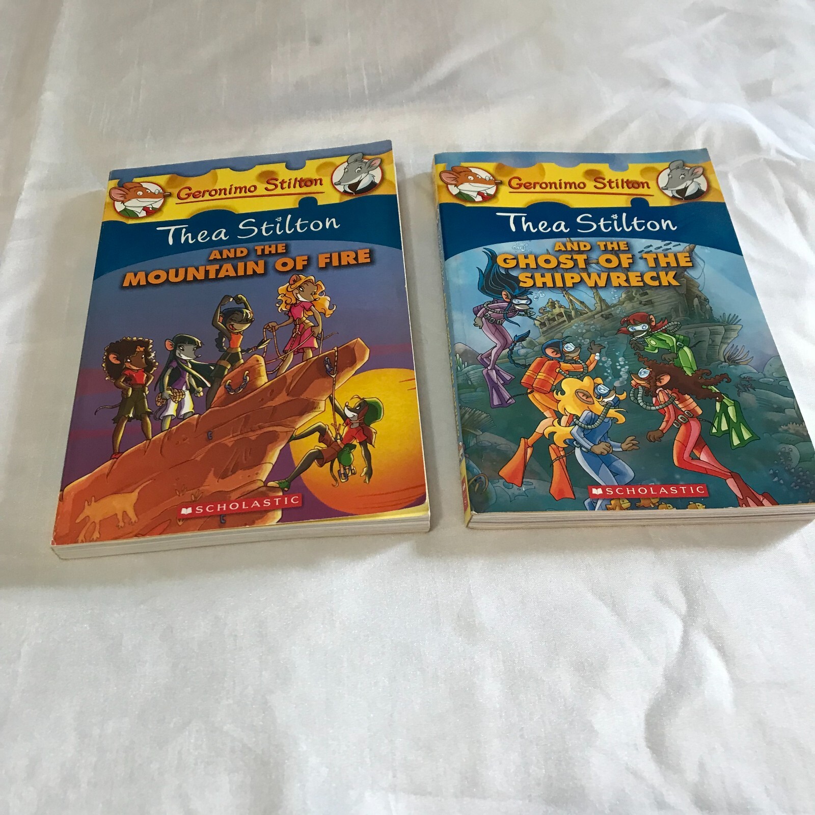 2X LOT Geronimo Stilton Chapter Books Scholastic PB Excellent Cond ...