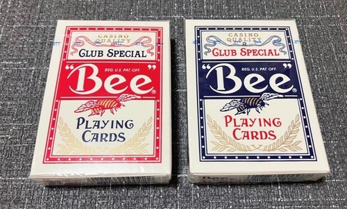 Bee Standard Poker Playing Cards Club Special Diamond Back Set of 2 ...