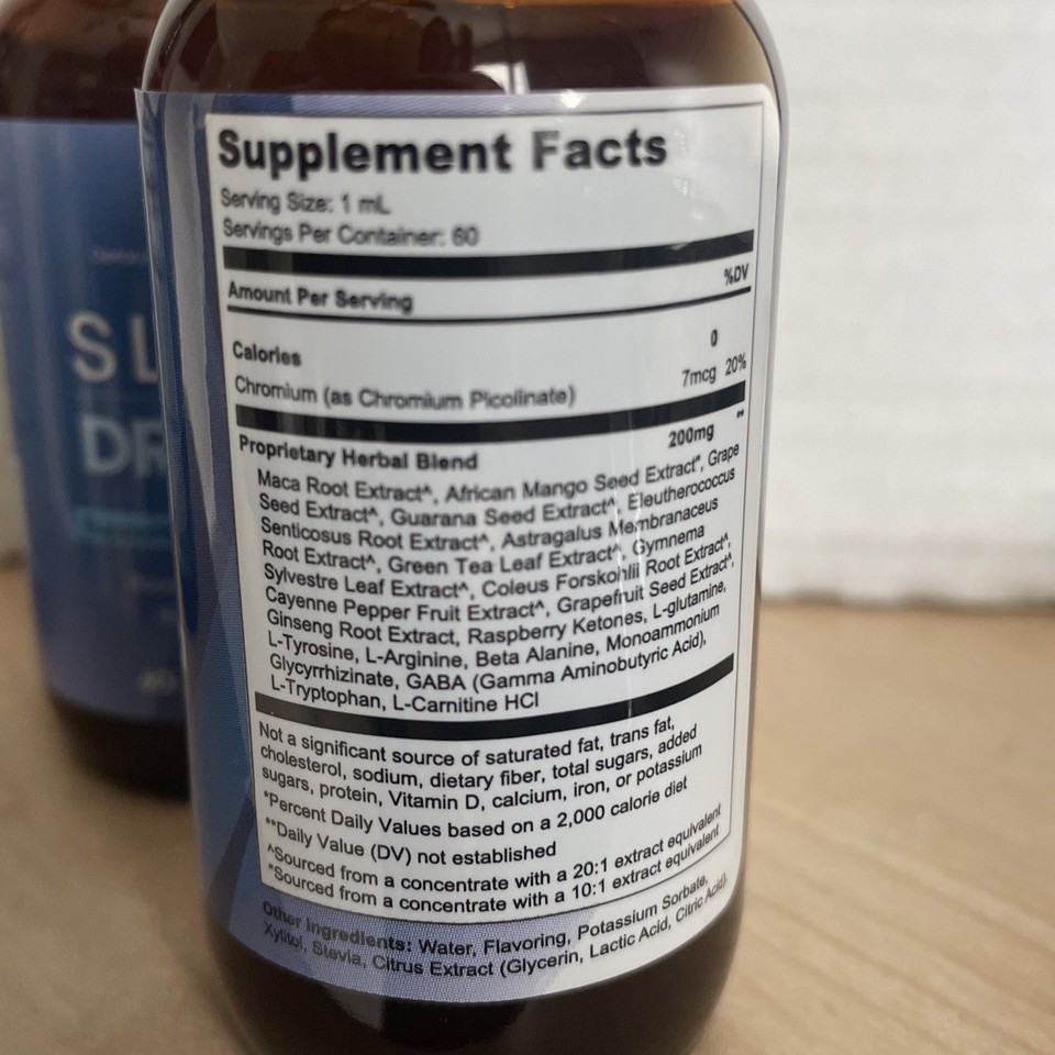 Slim Drop for Weight Loss - Premium Slim Drops Fat-Burning Support - 3 ...