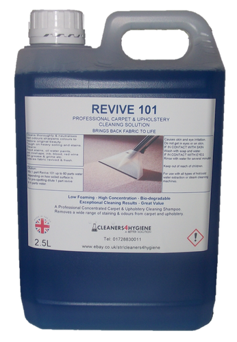 2.5L Strong Carpet Cleaner Upholstery Cleaning Shampoo Detergent Stain ...