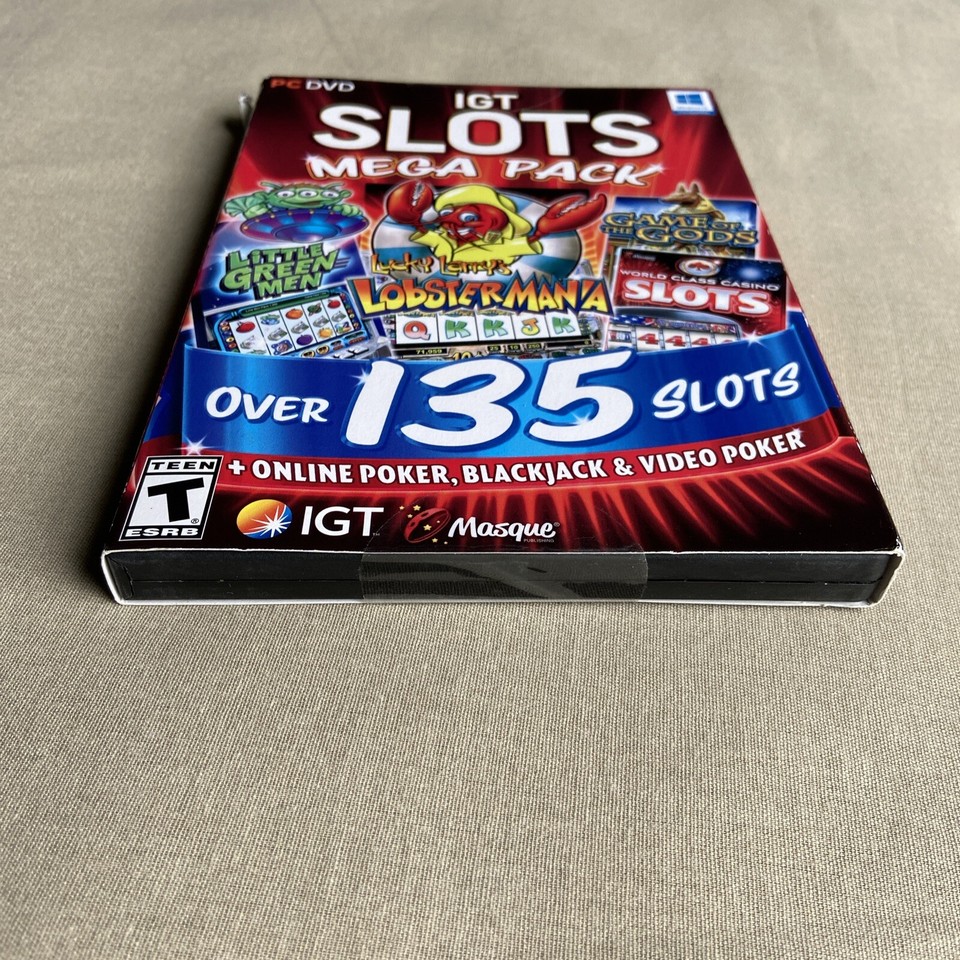 IGT Slots Mega Pack 135+ Slots (PC DVD-ROM NEW) Online Video Poker ...