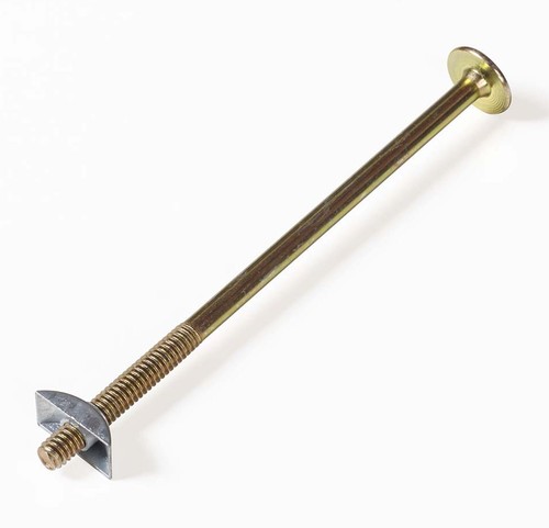 120 mm Replacement Bolts & Half-Moon/Crescent/Lunar Threaded Nuts, Pack ...