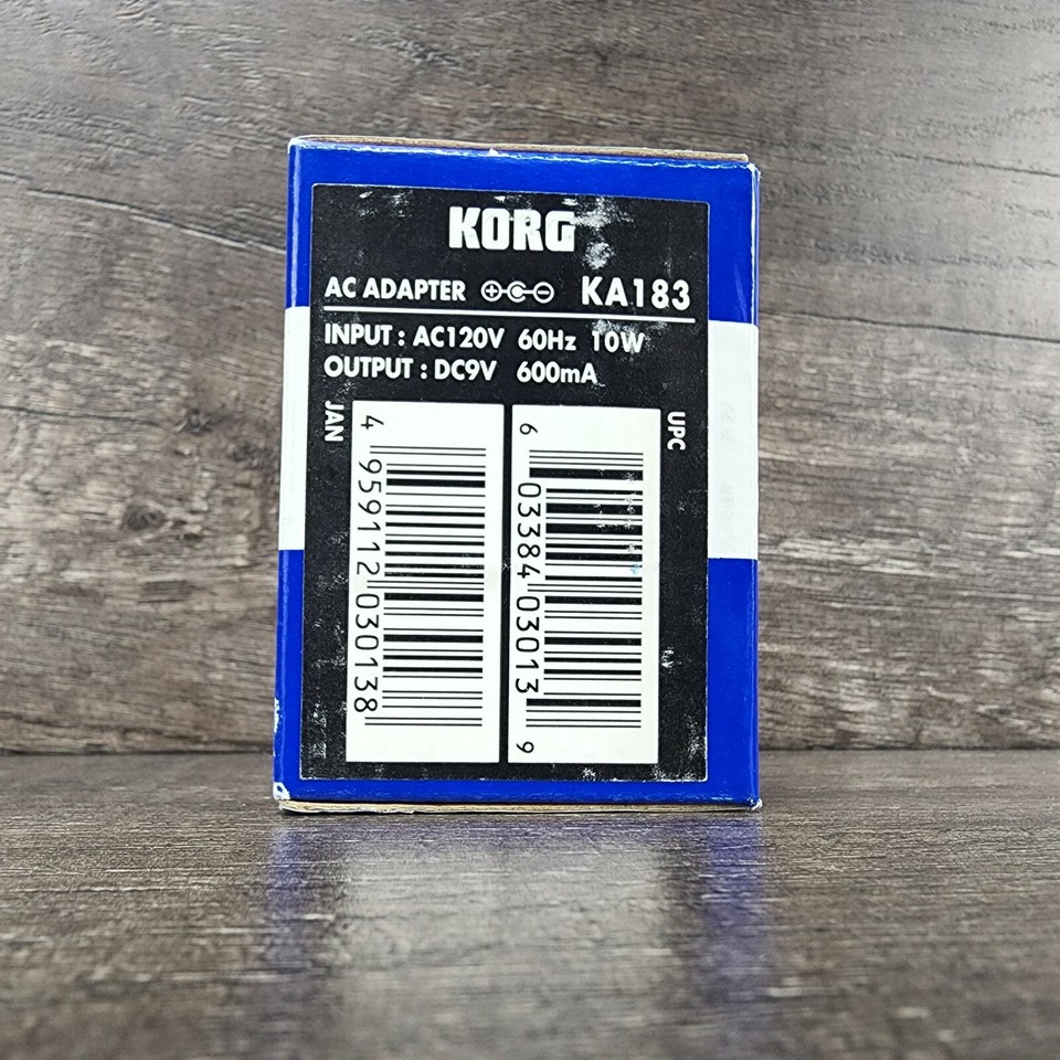 KORG KA183 AC Adapter Input AC120V 60Hz 10w Output DC9V 600mA New | eBay