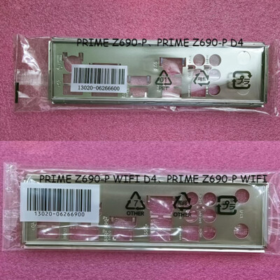 For Asus PRIME Z690-P D4, Z690-P WIFI D4 I/O Shield BackPlate Blende ...