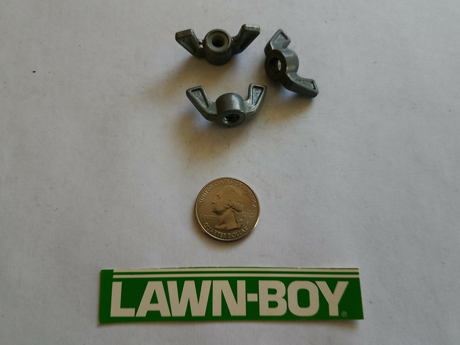 (3) NOS OMC Lawn-Boy Mower NyLock Wing Nuts. Part 611235 | eBay