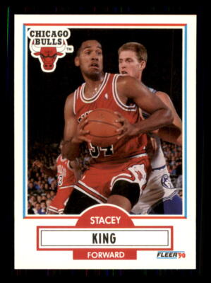 1990 Basketball Fleer Stacey King Chicago Bulls #27 RC19 | eBay