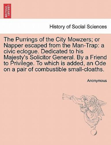 Purrings of the City Mowzers; or Napper Escaped from the Man-Trap : A ...