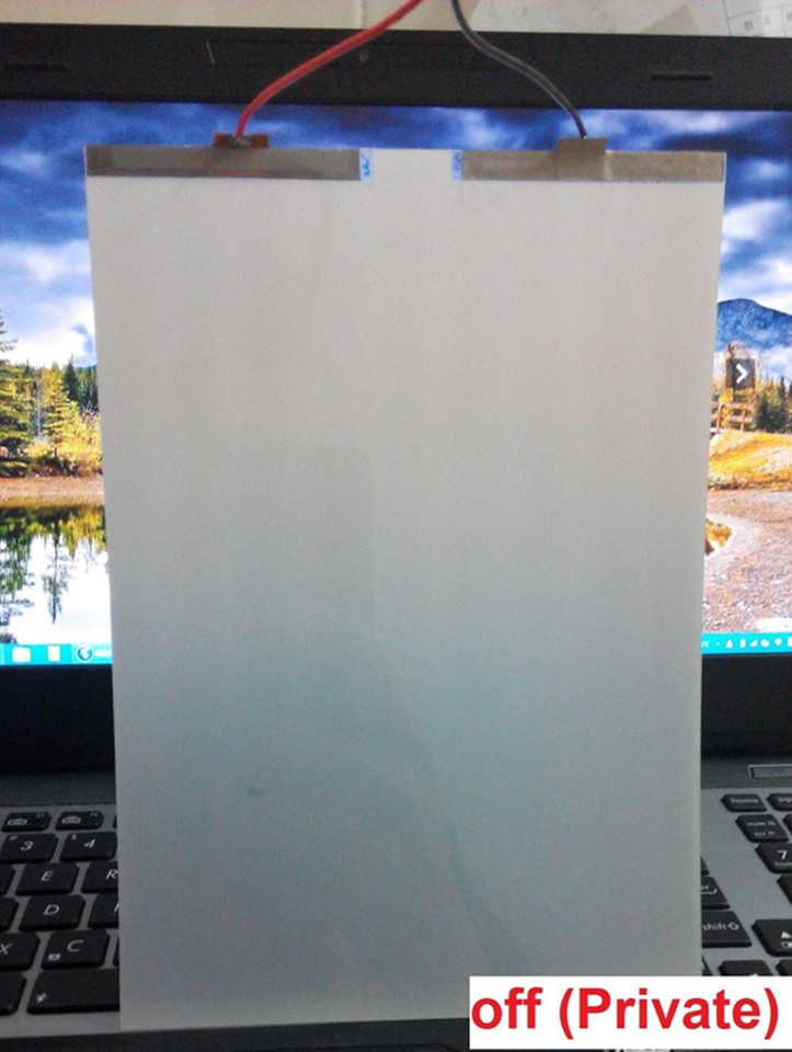 Switchable Privacy Film Smart Film Window Blind Shade PDLC Power ...