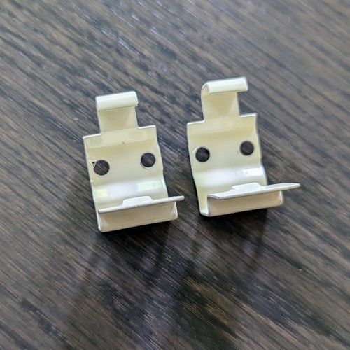 Levolor Mini Blinds Brackets, White, 1 Pair | eBay