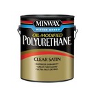 Minwax Water Based Oil-Modified Polyurethane Satin Clear 1 Gallon ...