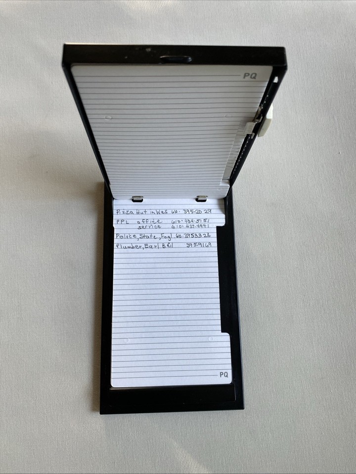 Vintage Rolodex Autodex Metal Flip-up Spring POP UP Lift Telephone ...