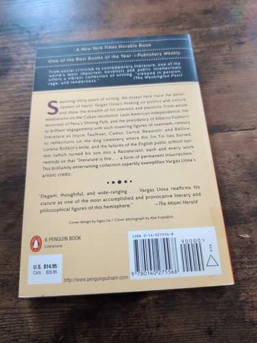 *Making Waves : Essays by Mario Vargas Llosa PB VG 1998 Penguin,N.Y. 9780140275568| eBay