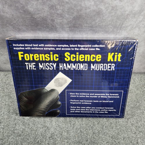 Crime Scene Forensic Science Kit Solve the Missy Hammond Murder Mystery ...
