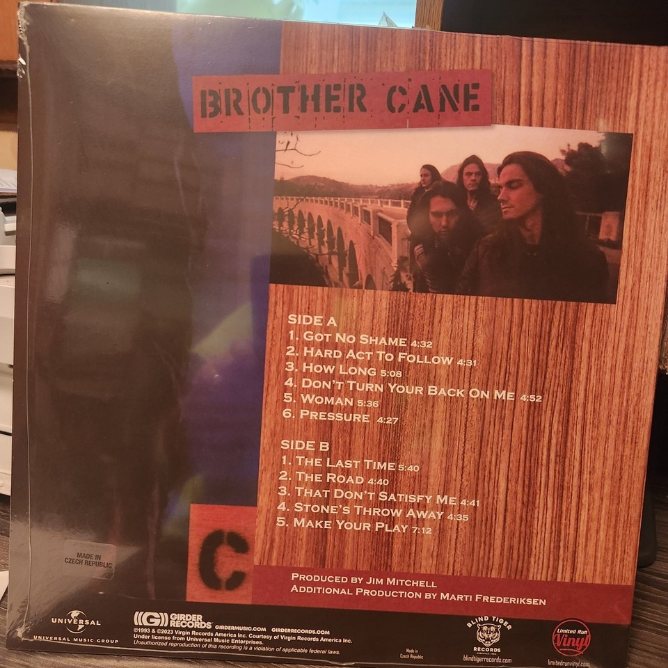 BROTHER CANE - 30TH ANNIVERSARY VINYL (ORANGE/PURPLE) 2023 Girder ...
