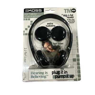Koss TM602 Headphones New in Package 4 foot cord length | eBay