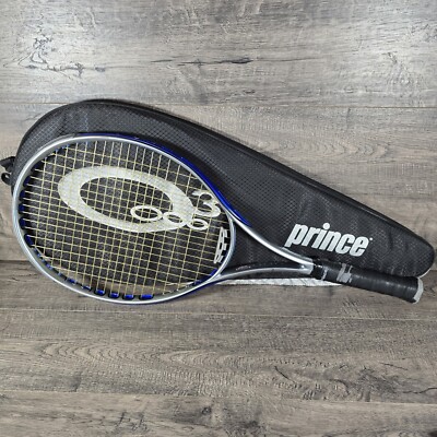 Prince O3 Speed Port Blue 110 Head - 4 3/8 (3) Tennis Racquet Oversize ...