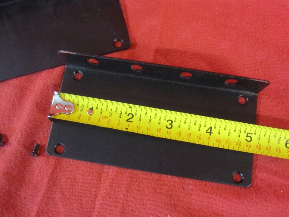Heavy Duty 2U 19" Rack Mounting Ears 5 1/8 x 2 1/2" -Audio/Servers ...