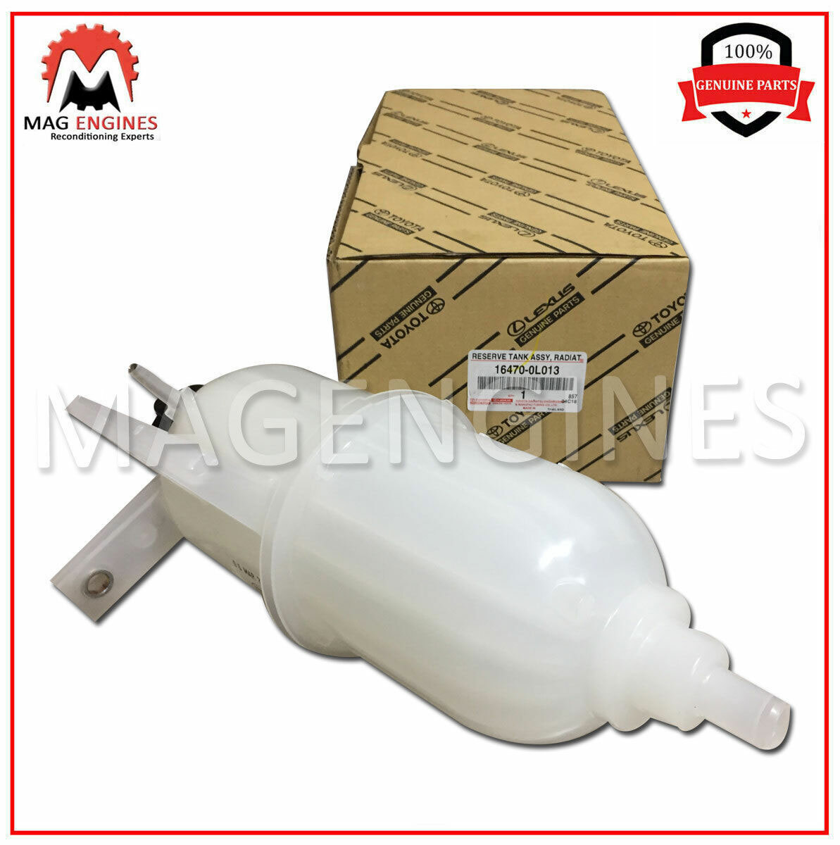 16470-0L013 GENUINE OEM TANK ASSY, RADIATOR RESERVE 164700L013 | eBay