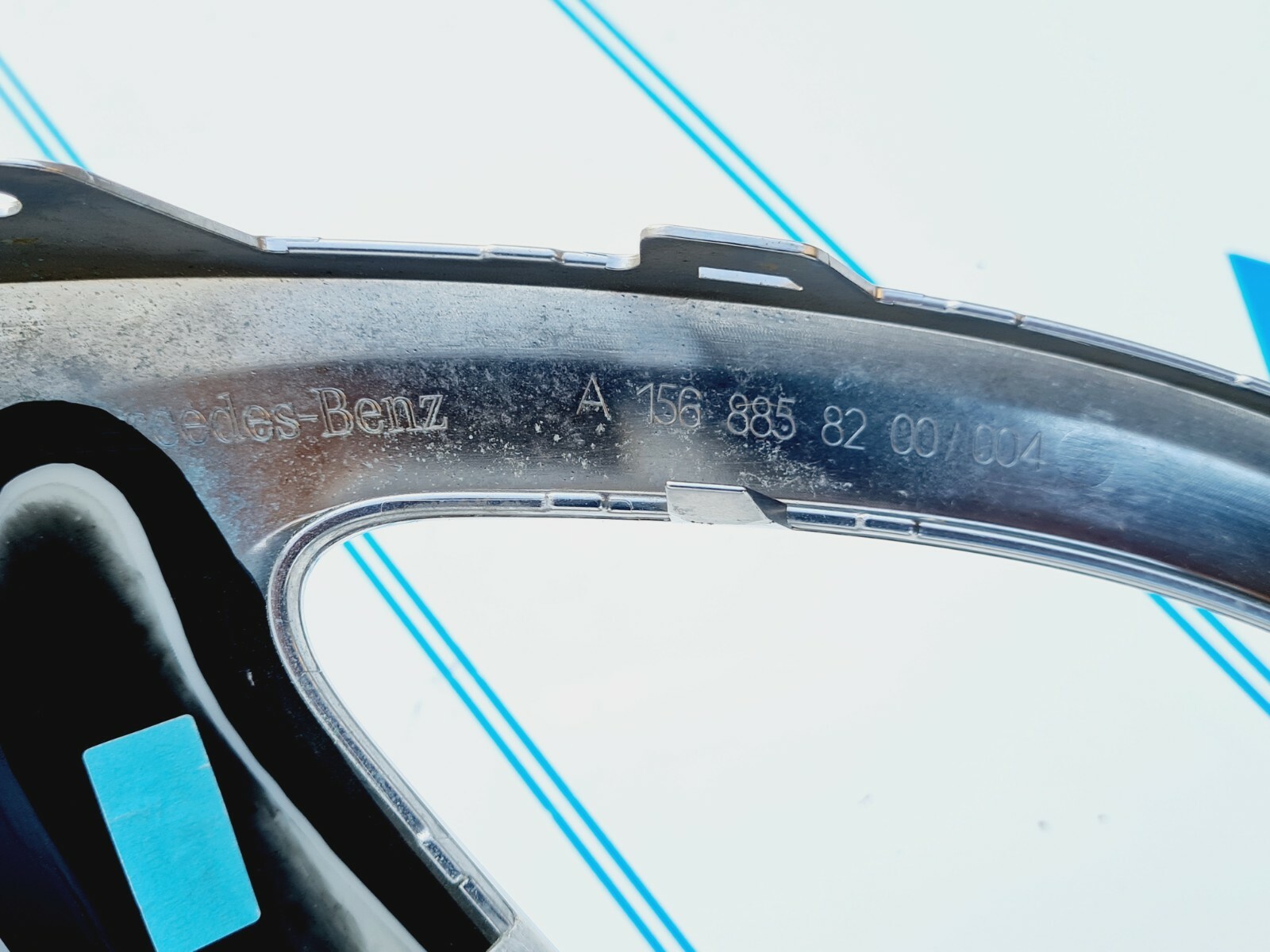 MERCEDES GLA X156 2017-2020 GENUINE FRONT BUMPER LOWER TRIM A1568858200 ...