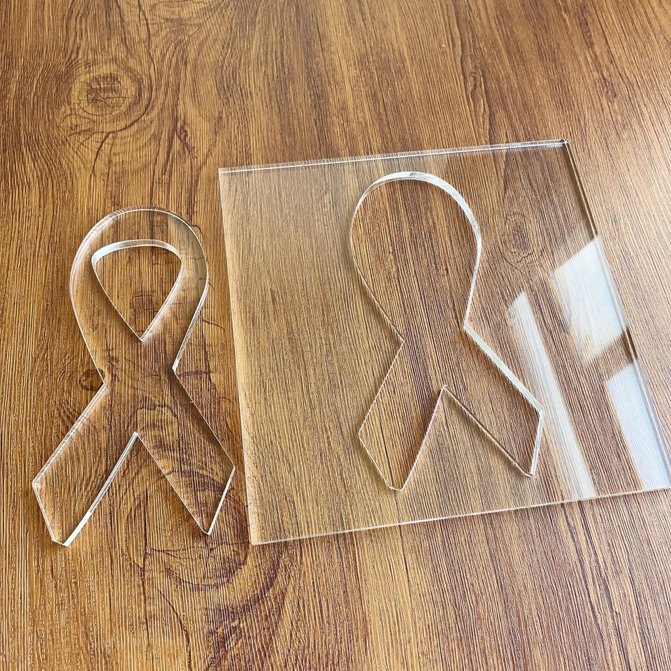 Ribbon Router Template Clear Acrylic Template Router Inlay Template ...