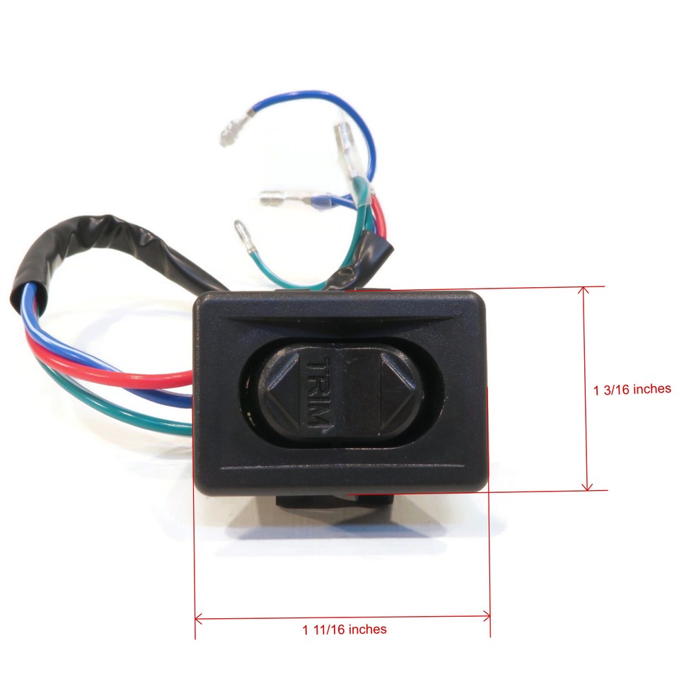 Power Trim Tilt Switch for Mercury & Mariner 90 HP 9793577-0P016999 ...