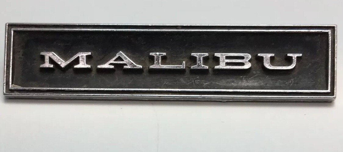 VINTAGE CHEVY MALIBU EMBLEM #7793368 | eBay