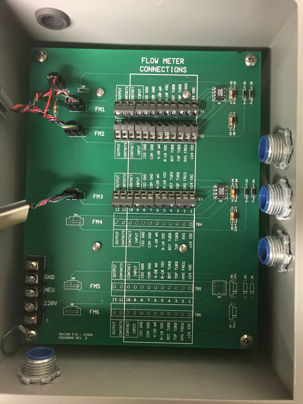 Onicon D-1203 Multi-flow meter display module | eBay