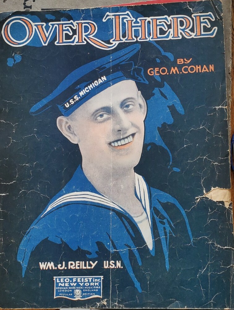 Vintage Sheet Music Over There,by Geo.M.Cohan 1917 | eBay
