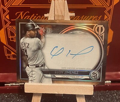 ELOY JIMENEZ 2020 Topps Tribute Autograph SP # 190/199 WHITE SOX AUTO ...