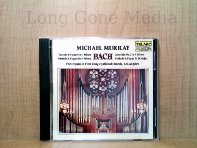 Bach: Toccata & Fugue In D Minor by Michael Murray (CD, 1985, Telarc ...