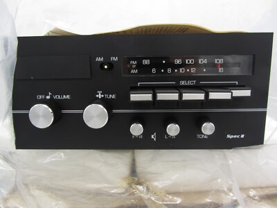 Vtg Clarion Spec2 Model RE-482B 5 Station Pushbutton Presets Radio N.O ...