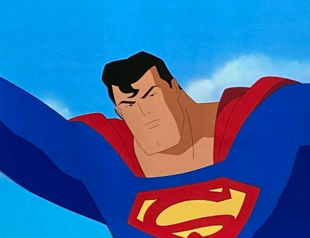 Superman Flying Up