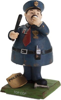 Top Cop Police Officer Bobblehead Figurine – Law Enforcement ...