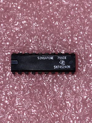 Texas Instruments SN74S240N 1820-1633 IC Buffer TTL/S INV 1-input 20 ...