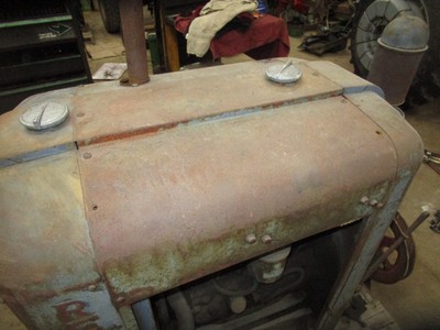 Red Seal Power Unit Continental F162 Engine Original Hood Panel Antique ...