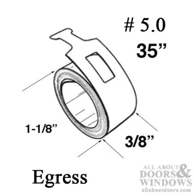 Coil Spring Single Or Double Hung Sliding Window 5 Lbs Constant Force 3 ...