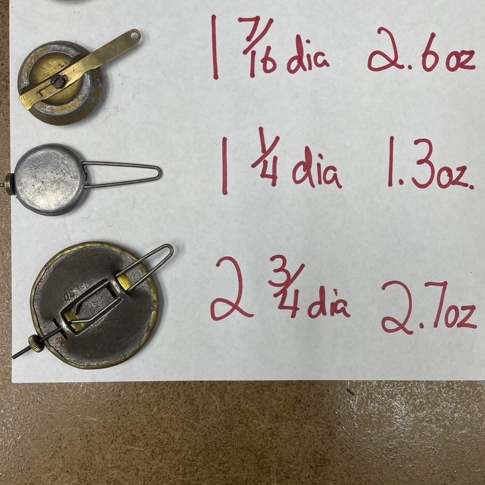 10 ANTIQUE PENDULUM BOBS, Seth Thomas,Ingraham ,Ansonia, Sessions ...