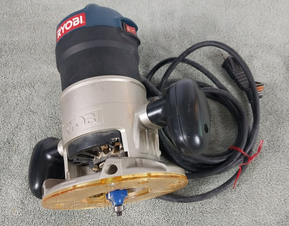 Ryobi R163 Fixed Base Router With 9 pc. bit set | eBay