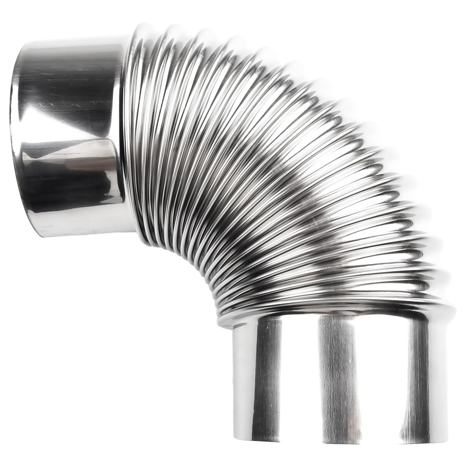 Rust Proof Stainless Steel Flue Pipe Elbow for Durable For stove ...