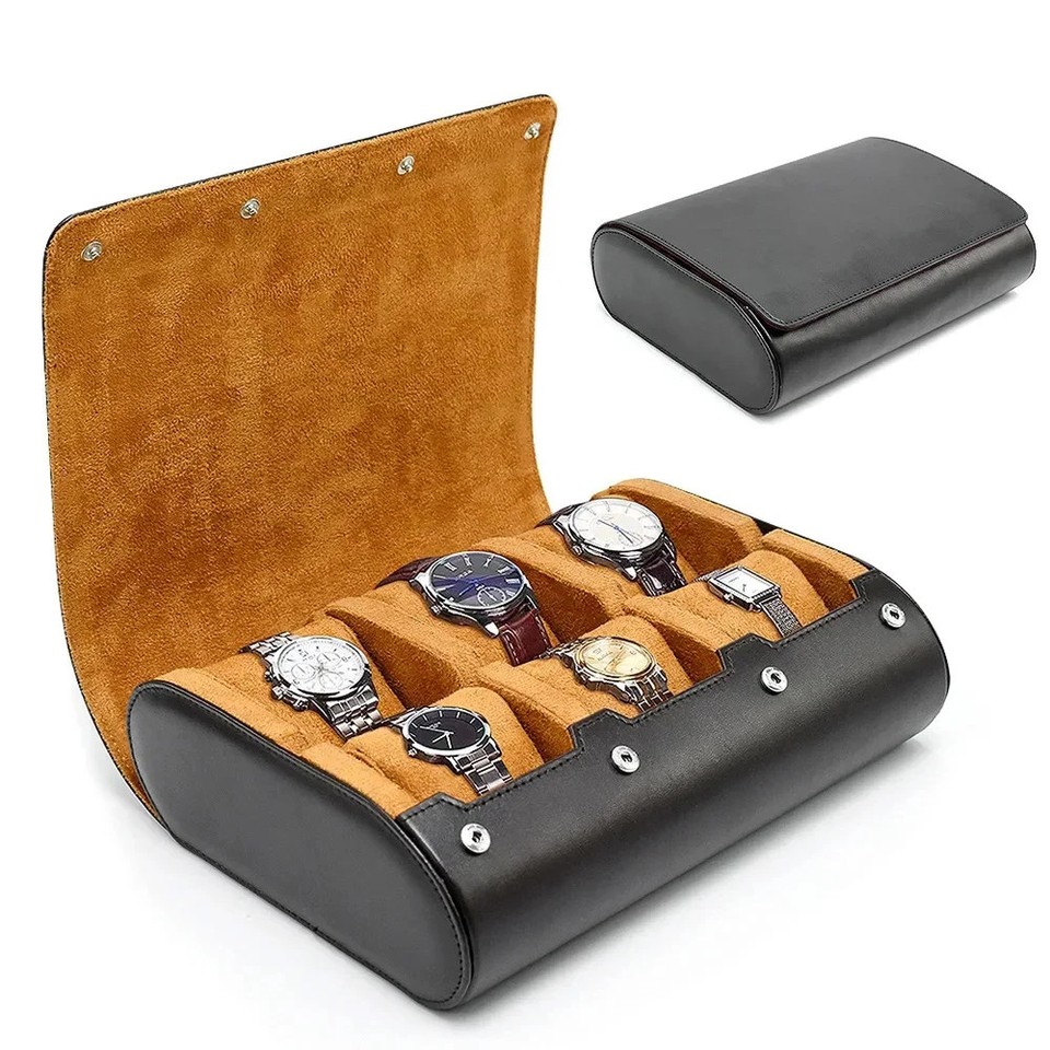 Watch Travel Case Watch Roll Travel Case Organizer Display Watch Case ...
