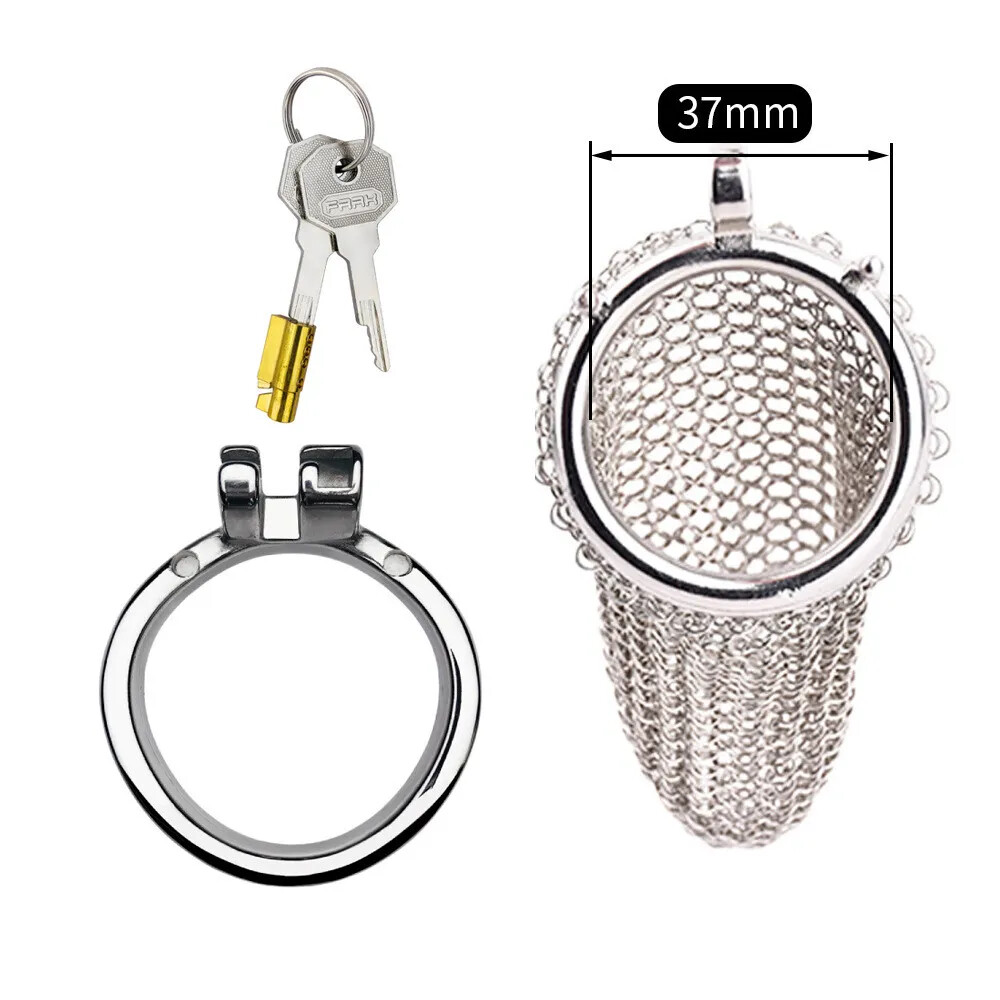 Stainless Steel Male Chastity Cage Peni Locks Underpants Anti-escape ...