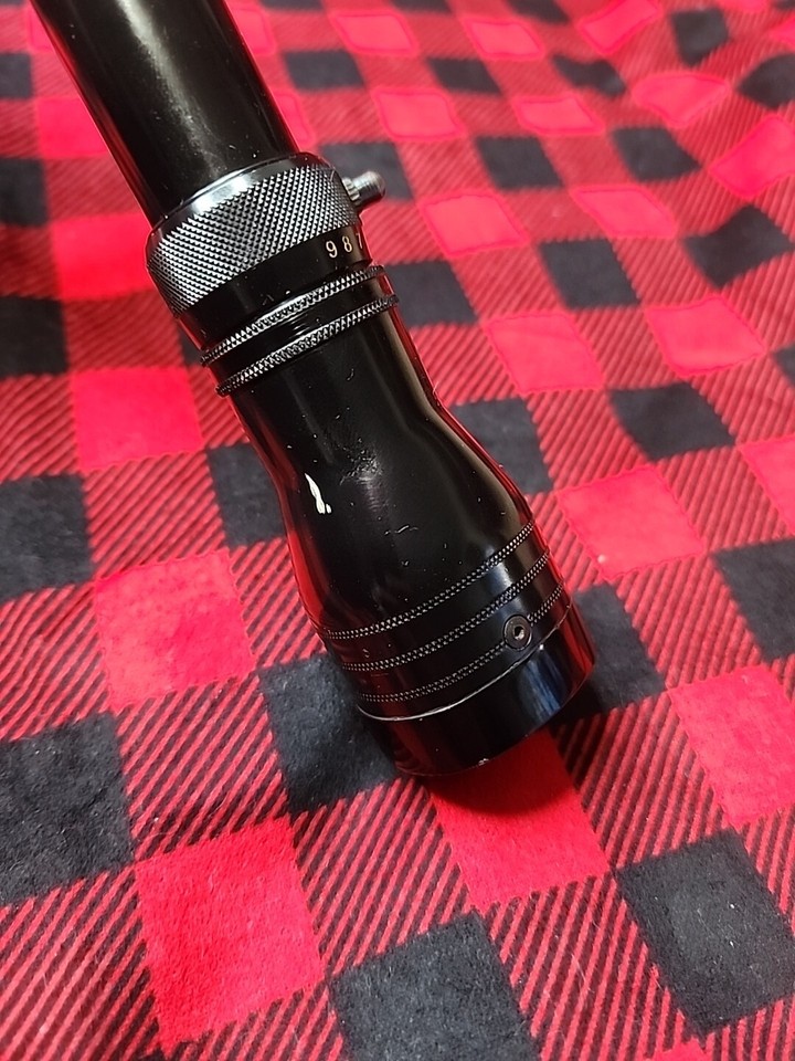 REDFIELD 3X-9X ACCU-RANGE GLOSS RIFLE SCOPE TV ACCU RETICLE TARGET ...