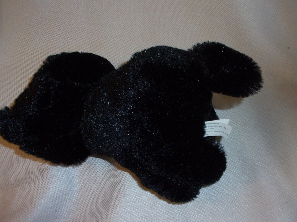 k & k sales plush black cat mask painted colorful face 10" tall stuffed ...