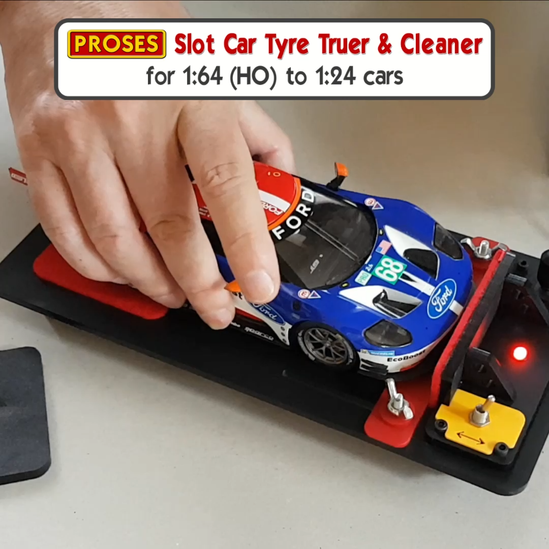 SLOT CAR TOOL PACK 1:64 TO 1:24 SCALE (Truer/Cleaner, Track Tester ...
